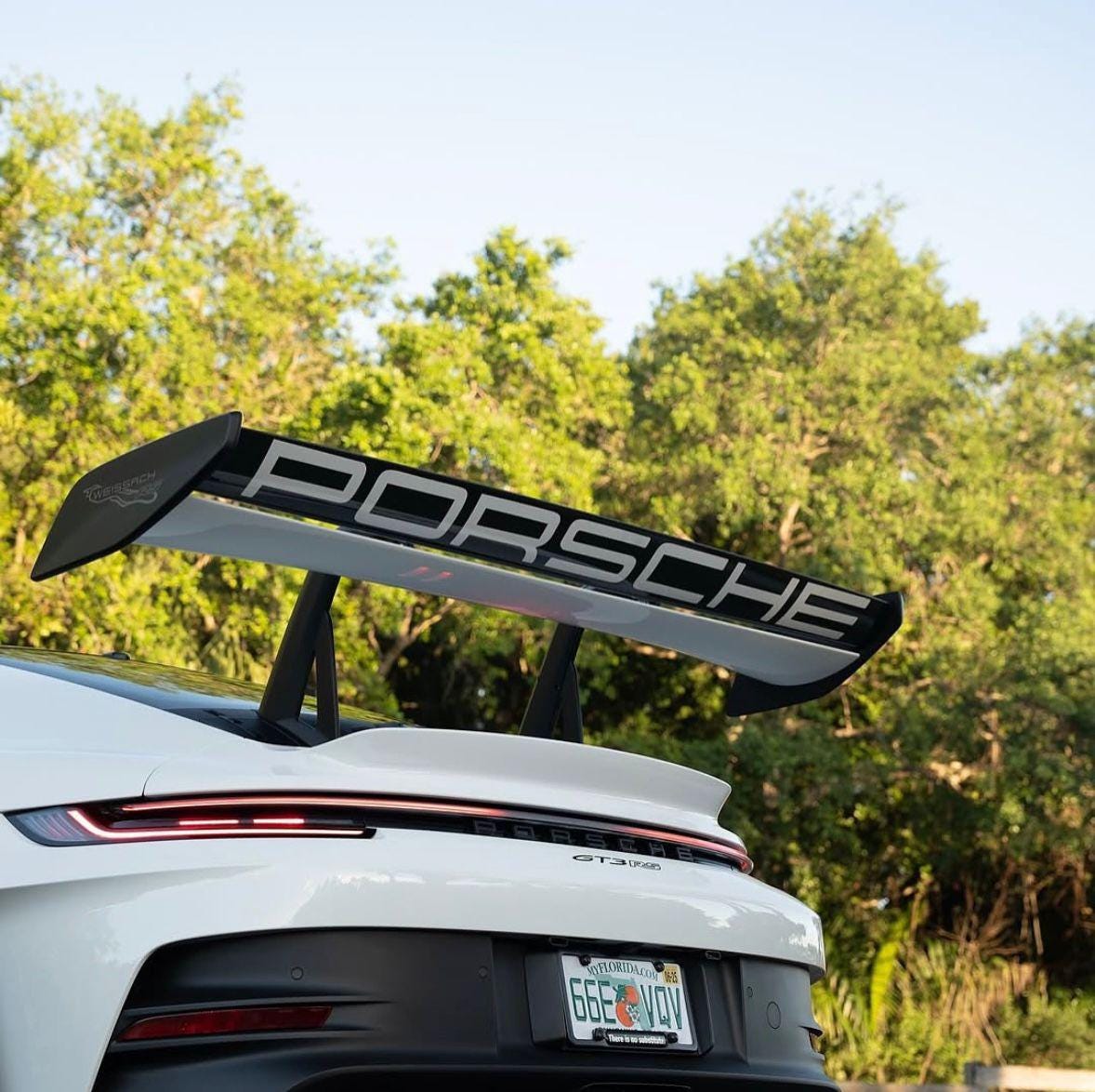 Porsche GT3 RS Door Decal + Rear Wing “PORSCHE” Sticker Set – Premium ...