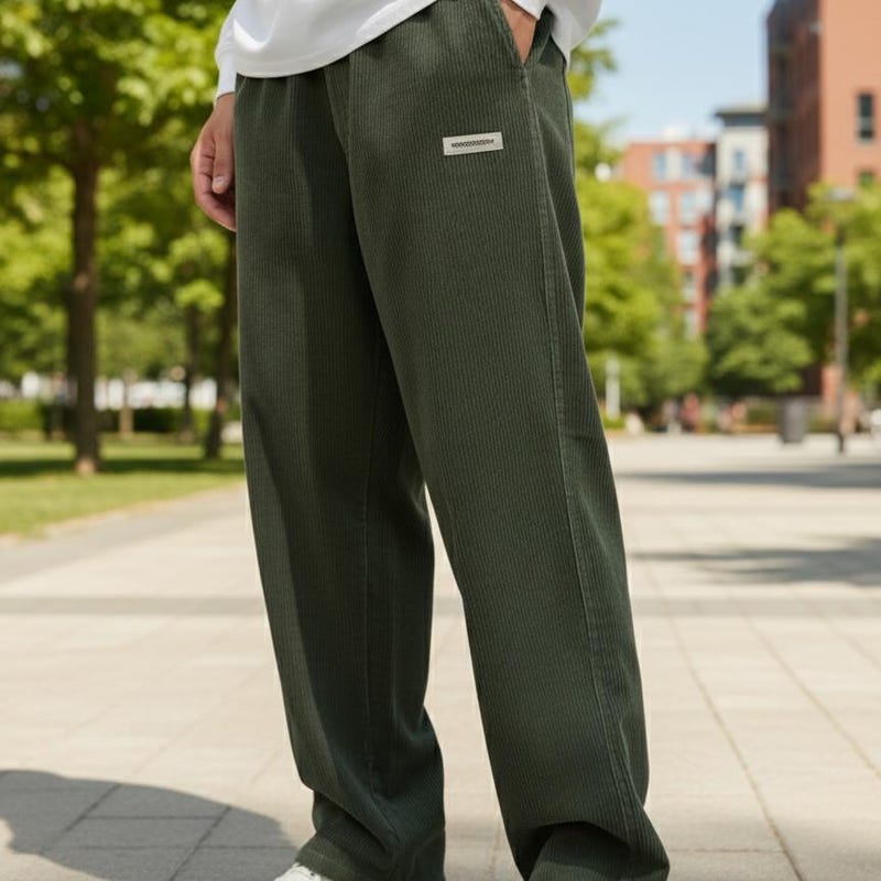 Corduroy Pants Baggy Mens - Etsy