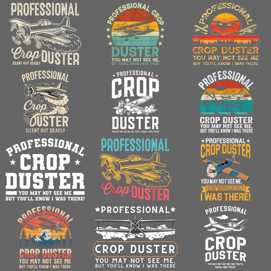 Professional Crop Duster PNG – Funny Sarcastic Farting Joke Clipart ...
