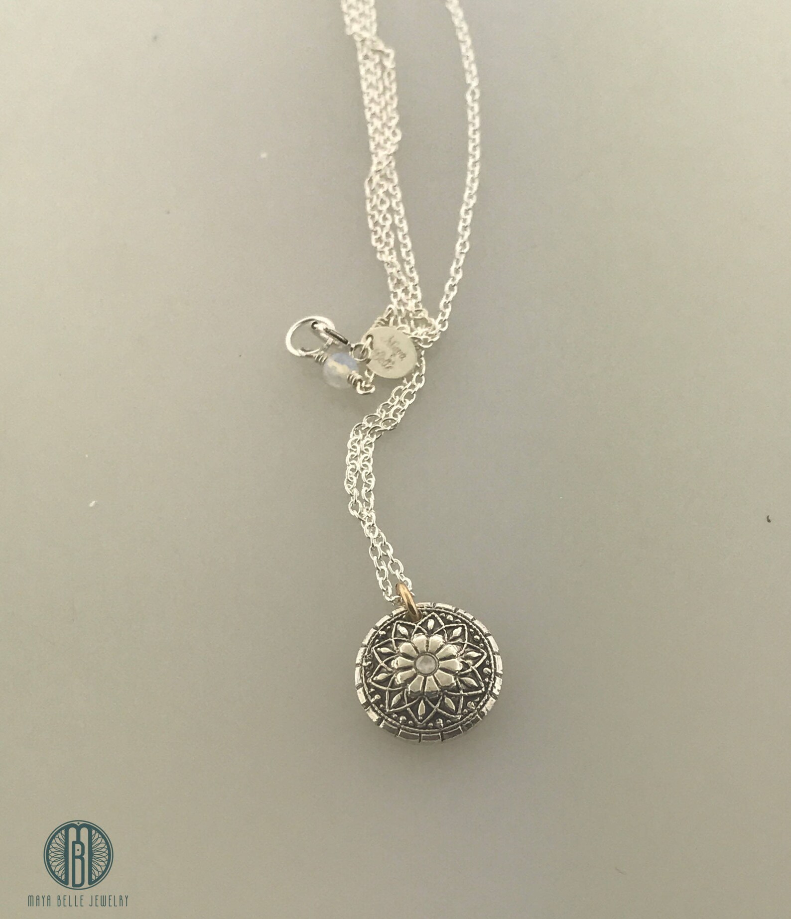 Mandala Footprint Baby Handprint or Thumbprint Keepsake | Etsy