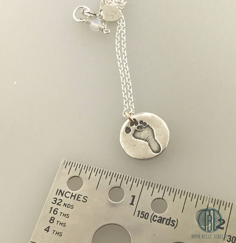 Mandala Footprint Baby Handprint or Thumbprint Keepsake | Etsy