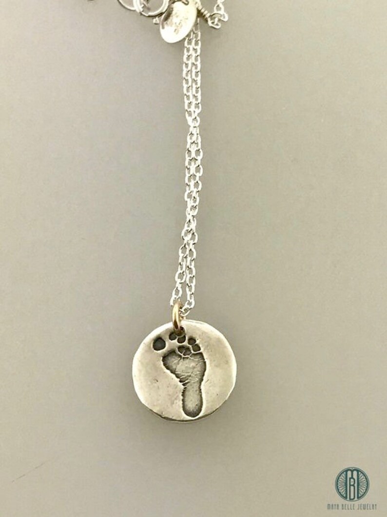 Mandala Footprint Baby Handprint or Thumbprint Keepsake | Etsy