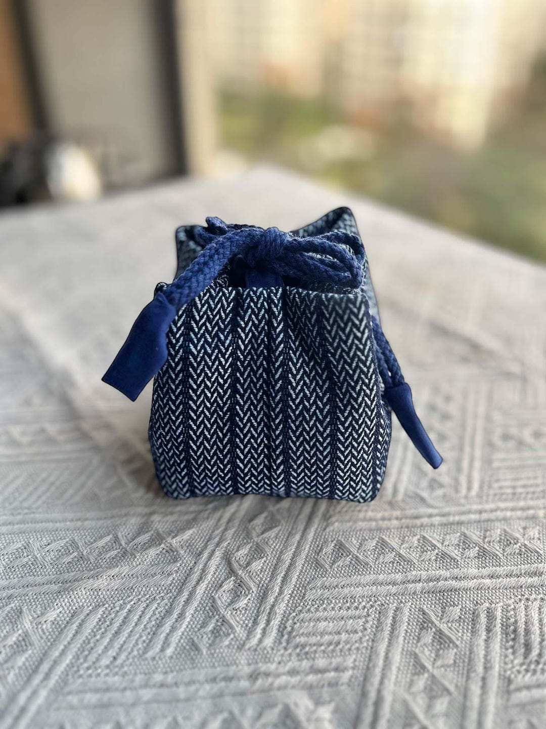 Denim Tea Set Travel Bag, Soft Cotton Teapot Carrier - Etsy