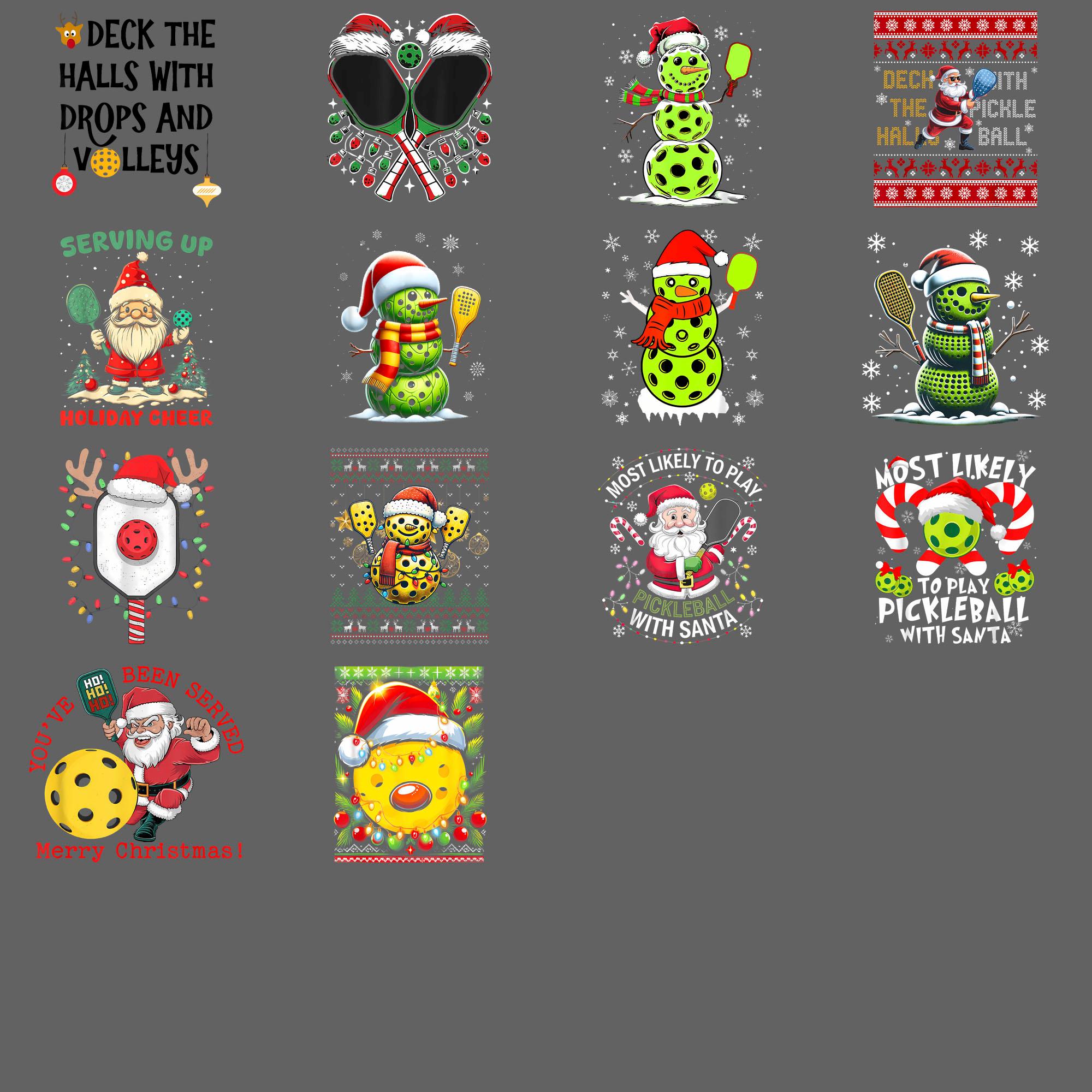 Christmas Pickleball PNG, Funny Women Men Snowman Holiday Sport Clipart ...
