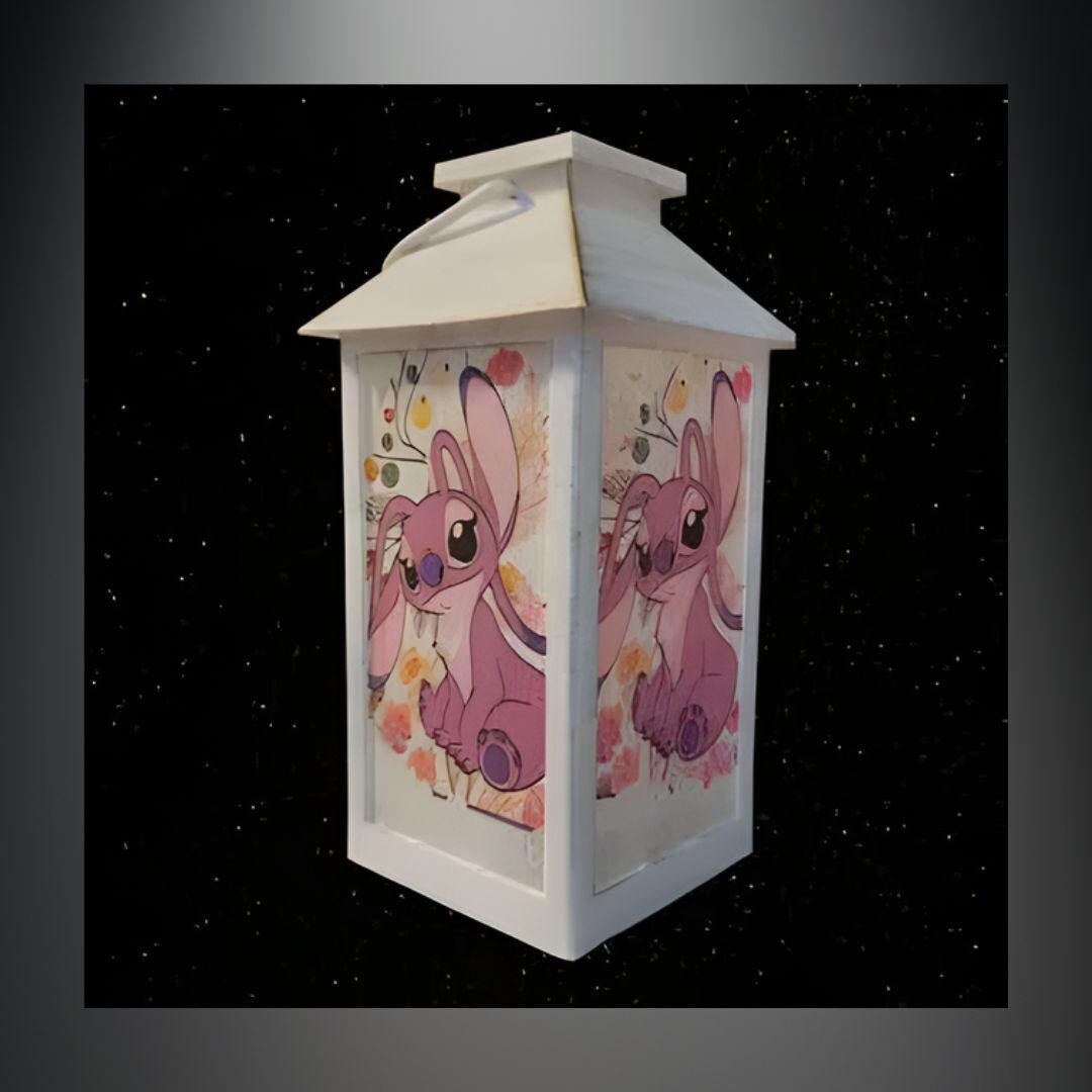 Pink Alien Lantern: Lilo & Stitch Inspired Night Light - Etsy
