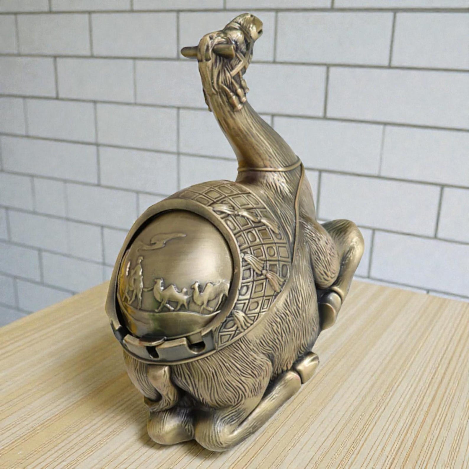Metal Camel Ashtray With Lid – Vintage Home Decor - Etsy