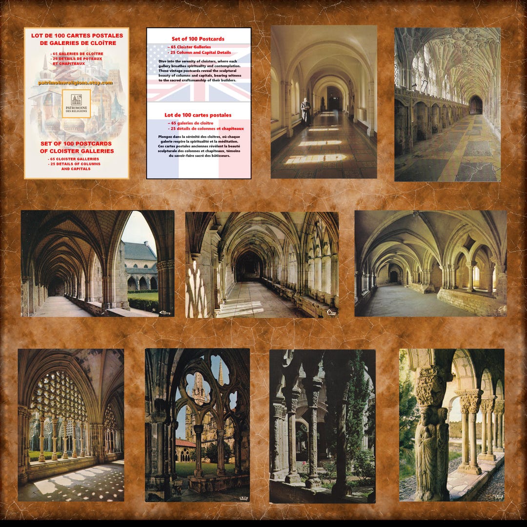 The Cloister Galleries – 100 Scanned Old Postcards – Religious ...