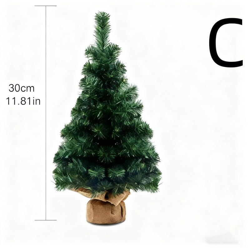 Multiple Sizes of Fake Christmas Tree Decorations,mini to Medium Size ...