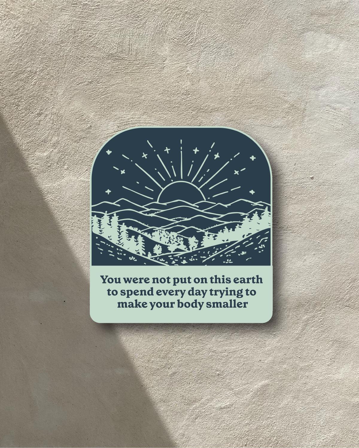 Body Positivity Sticker Pack, Eating Disorder Recovery, Mountain Sunset ...