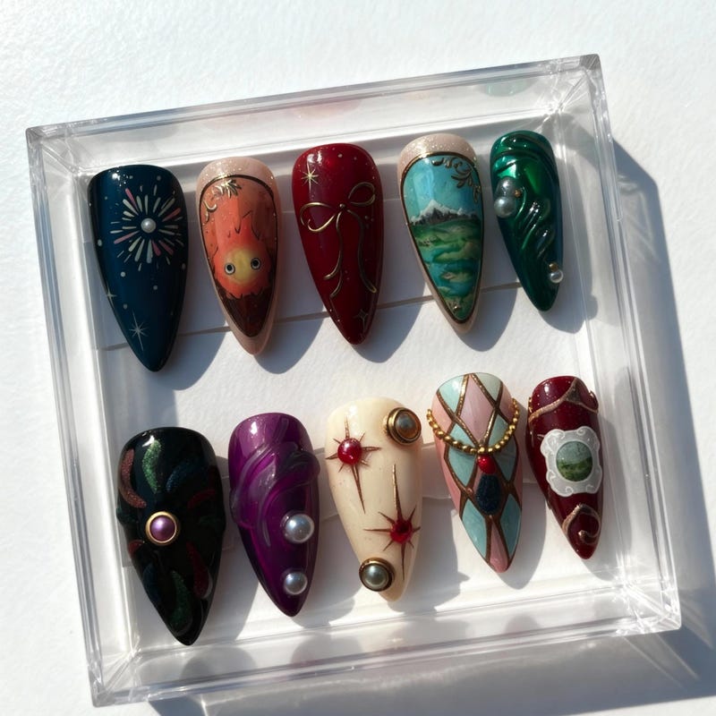 Nails Art Studio Ghibli - Etsy UK