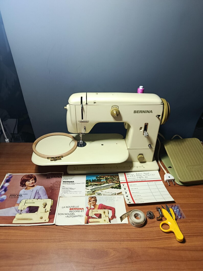Authentic Vintage Bernina 700 Sewing Machine – Swiss Made (1966) – 110 ...
