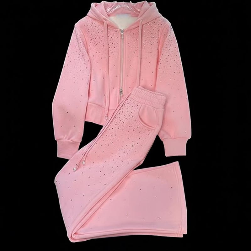 Rhinestone Tracksuit - Etsy