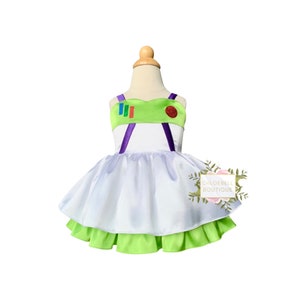 Deluxe Buzz Lightyear Inspired Dress Astronaut Princess - Etsy