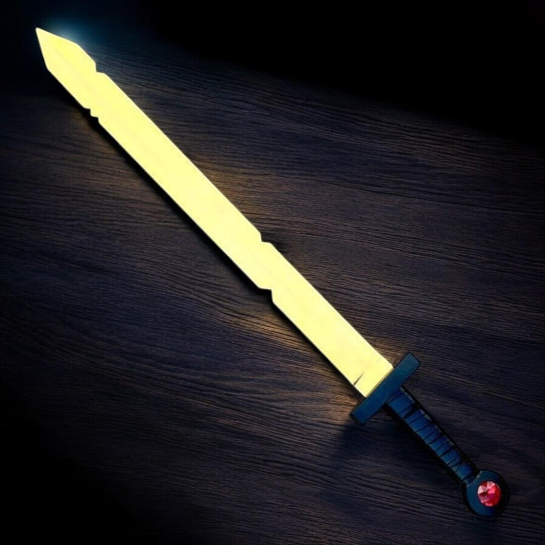 Finn’s Scarlet Sword Replica – Adventure Time Cosplay Prop, Handmade ...