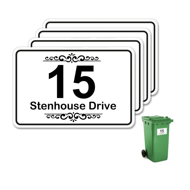 Personalised Bin Label - Etsy UK