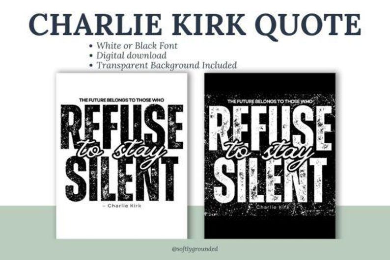 Charlie Kirk Quote | Political Quote - Etsy