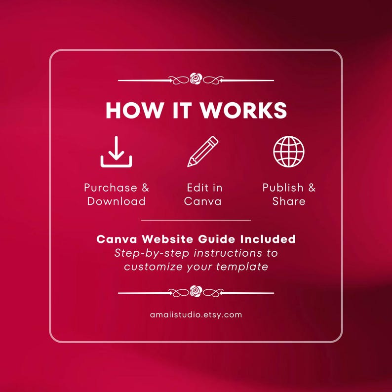 Interactive Canva Website Template for Couples Memory Game Long ...
