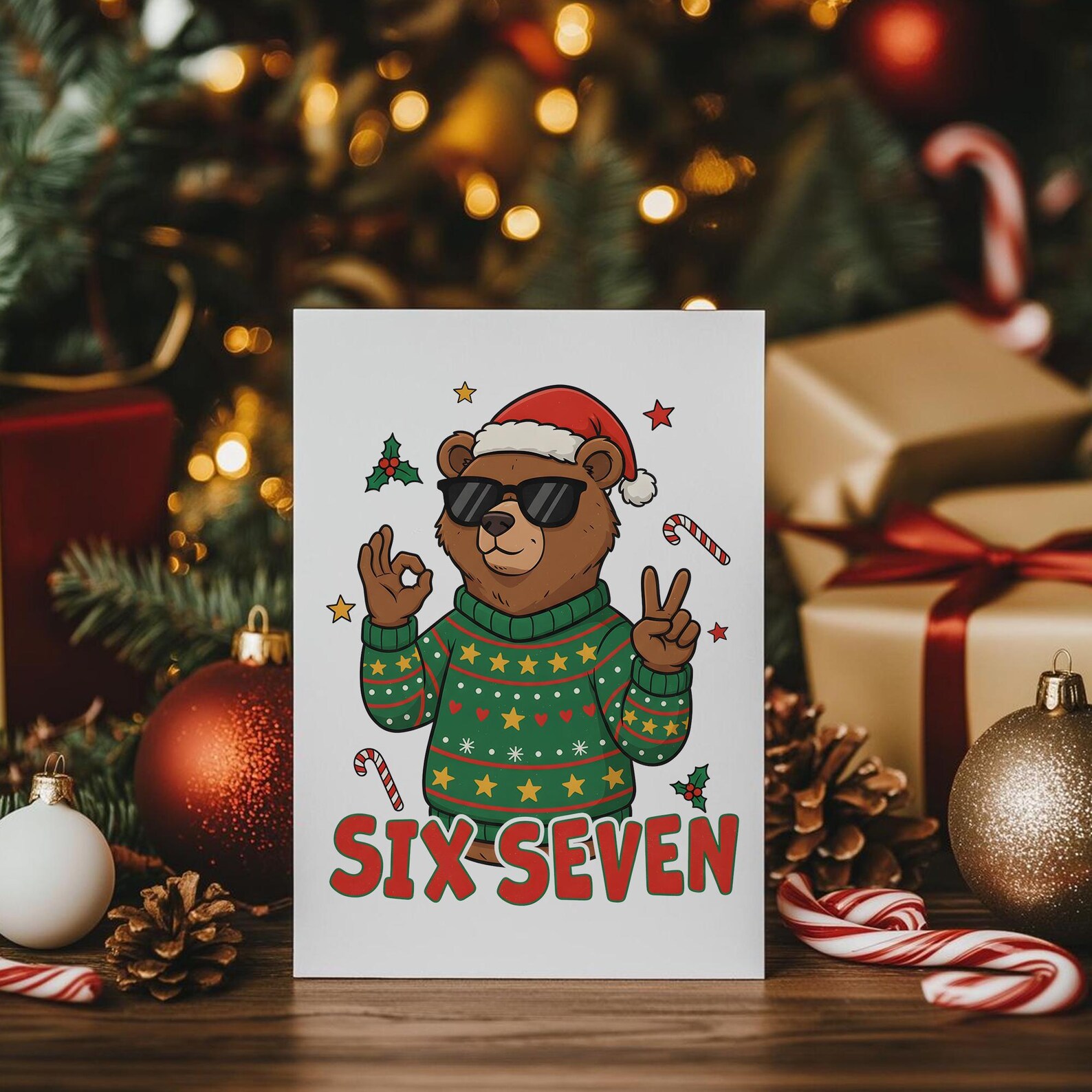 Funny Christmas Meme SIX Seven SVG Bundle, Cricut, Png, Svg ...