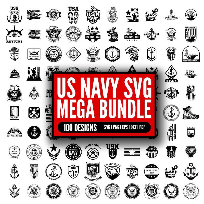 Usn Ship Svg - Etsy UK