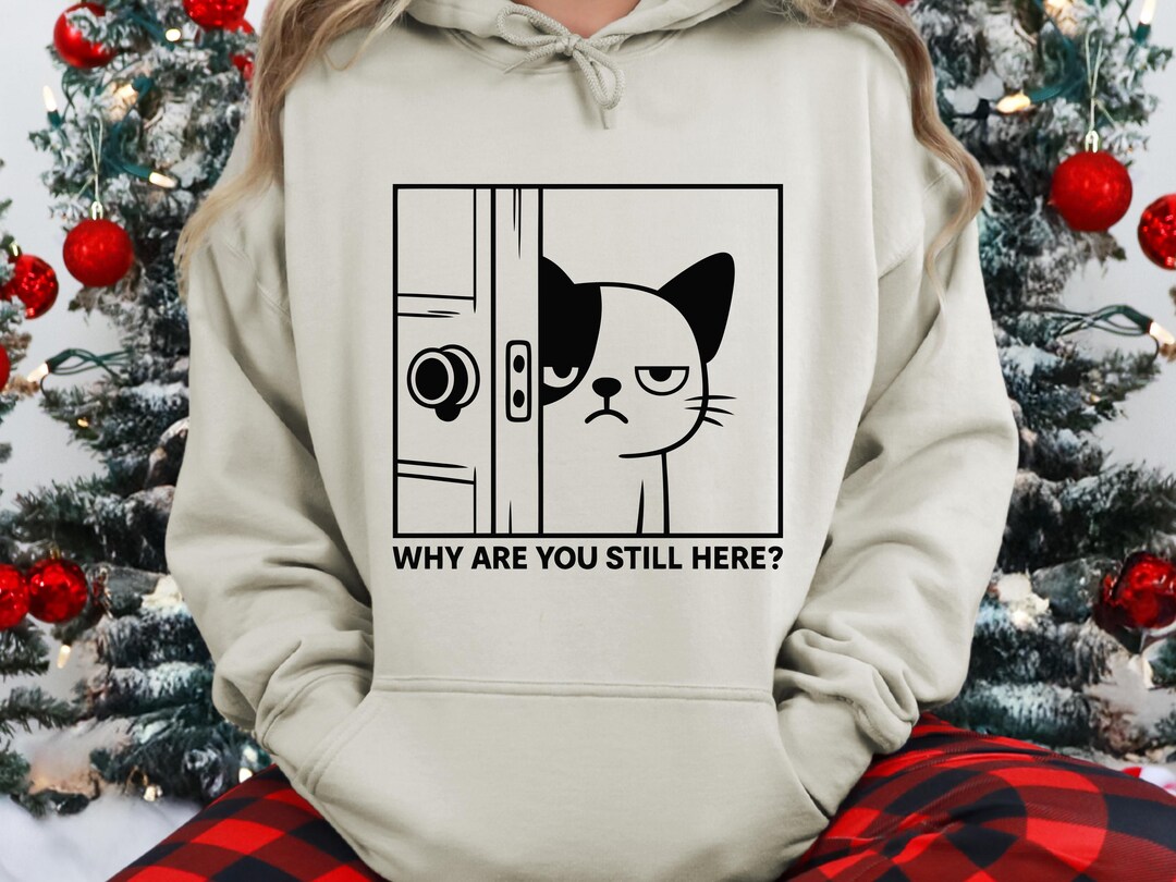 Grumpy Cat Door Meme Png, Why Are You Still Here, Sarcastic Introvert ...