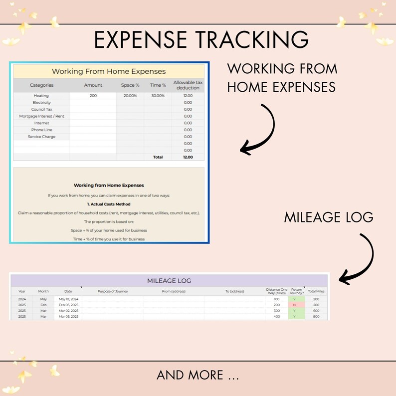 UK Self Assessment Spreadsheet 2024/25: Tax Estimator, Income Tracker ...