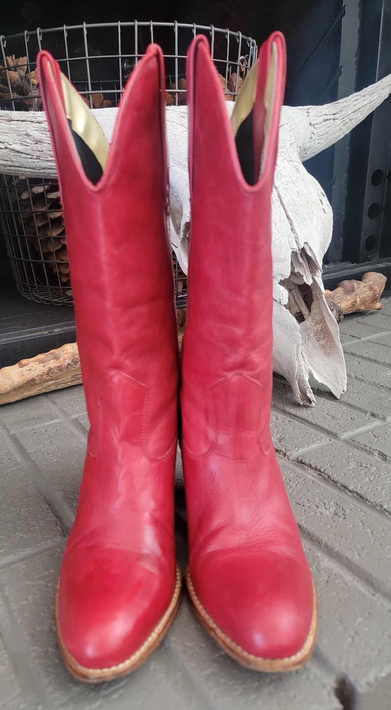Red Lipstick Boots/jessica Simpson Boots/ Strawberry Daisy Duke Boots ...