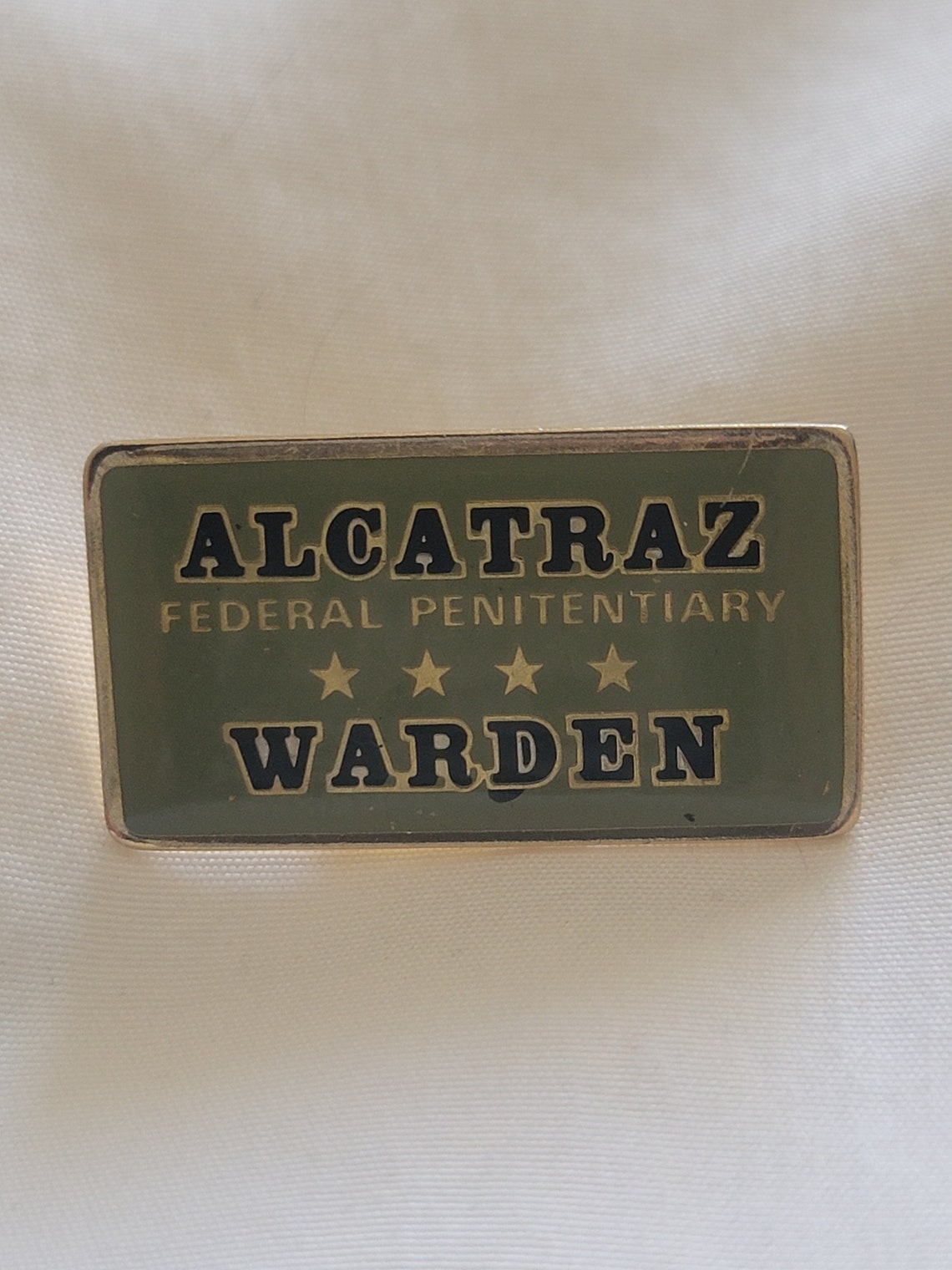 Alcatraz Souvenir Pin/ Warden/ San Francisco/ Prison Pin - Etsy