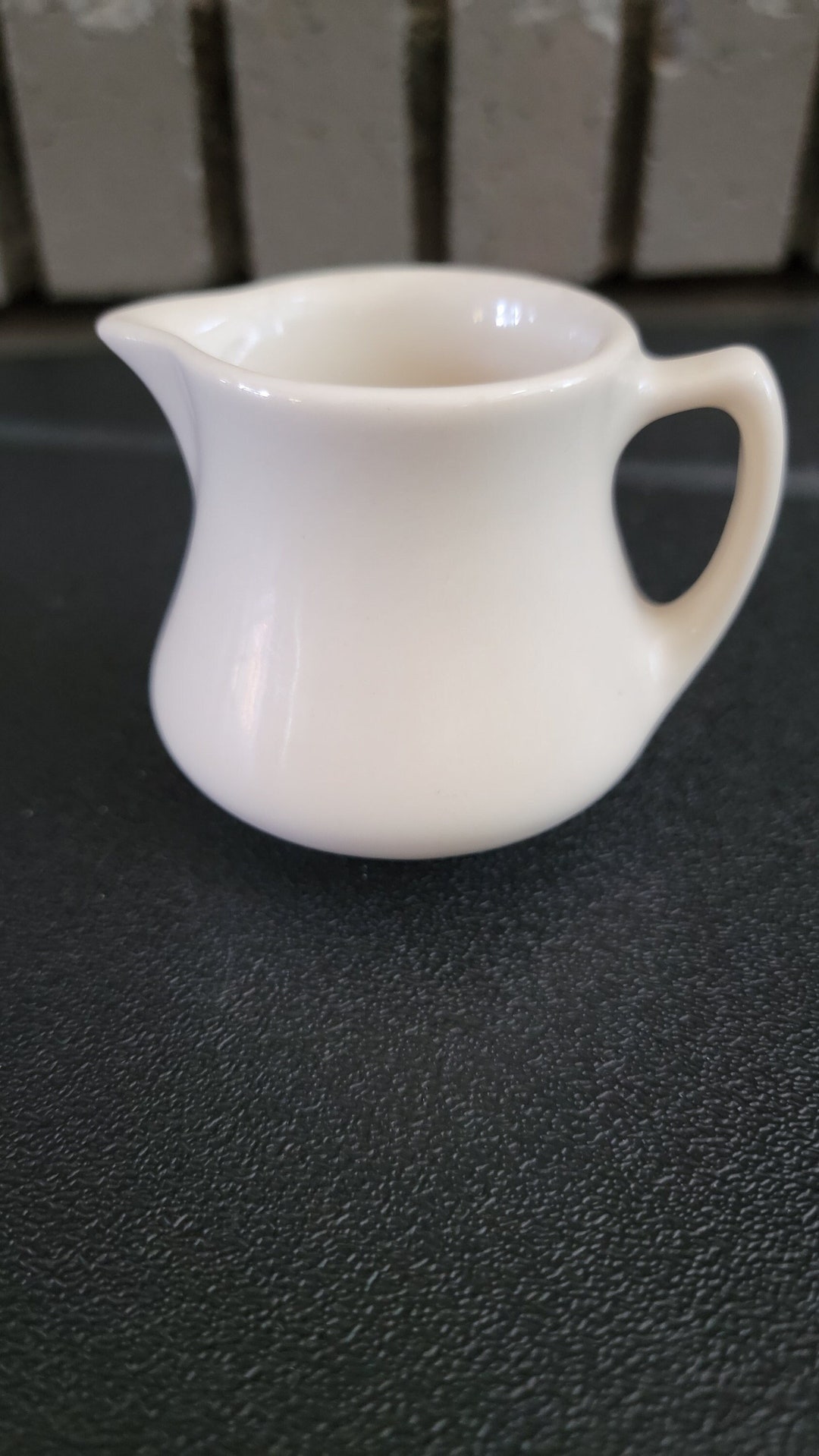 Little White Creamer / Wellsville Ohio/ Mini Pitcher/ Coffee Creamer ...
