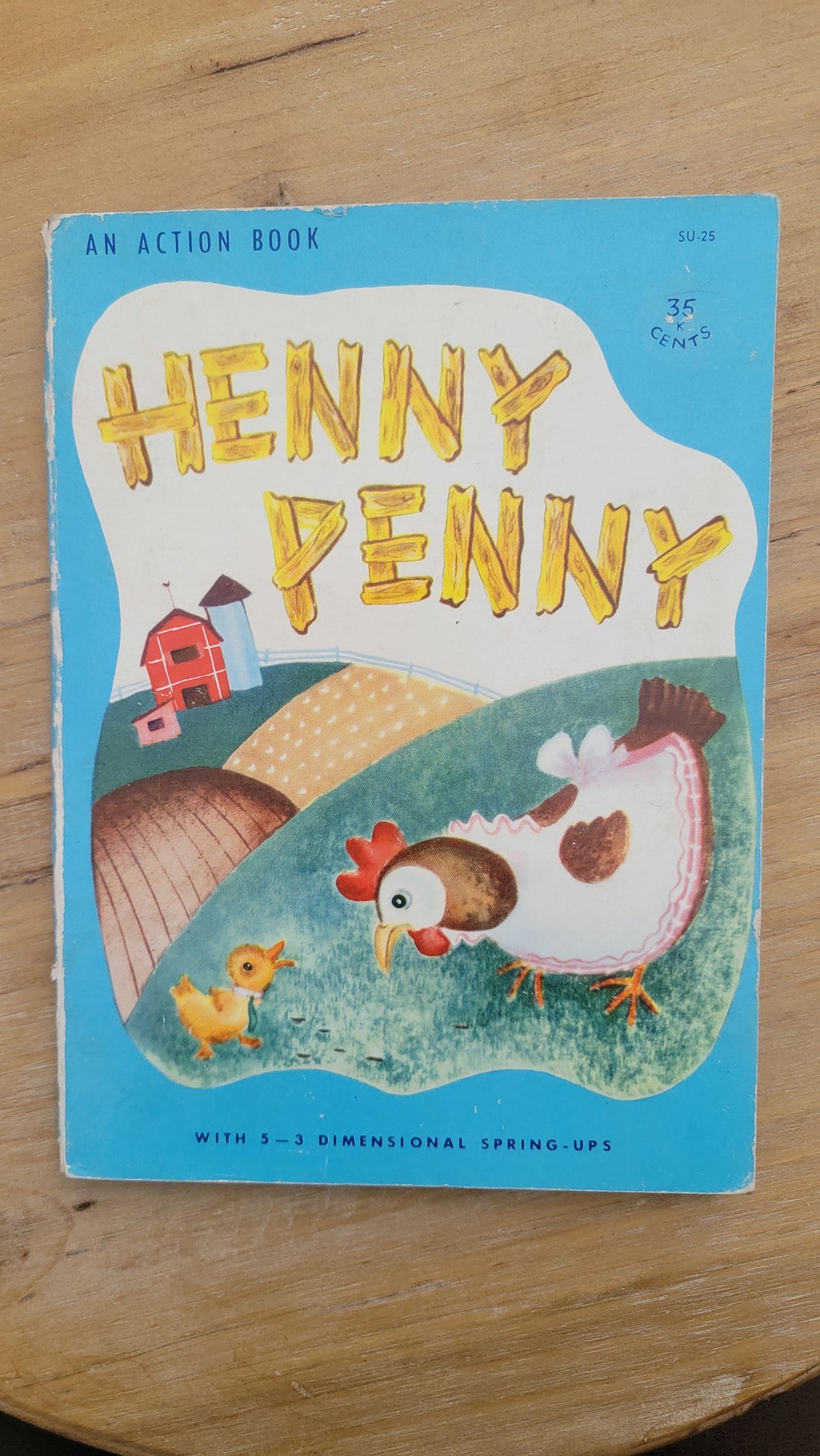 Vintage Pop up Book/ Henny Penny/ 1950s - Etsy