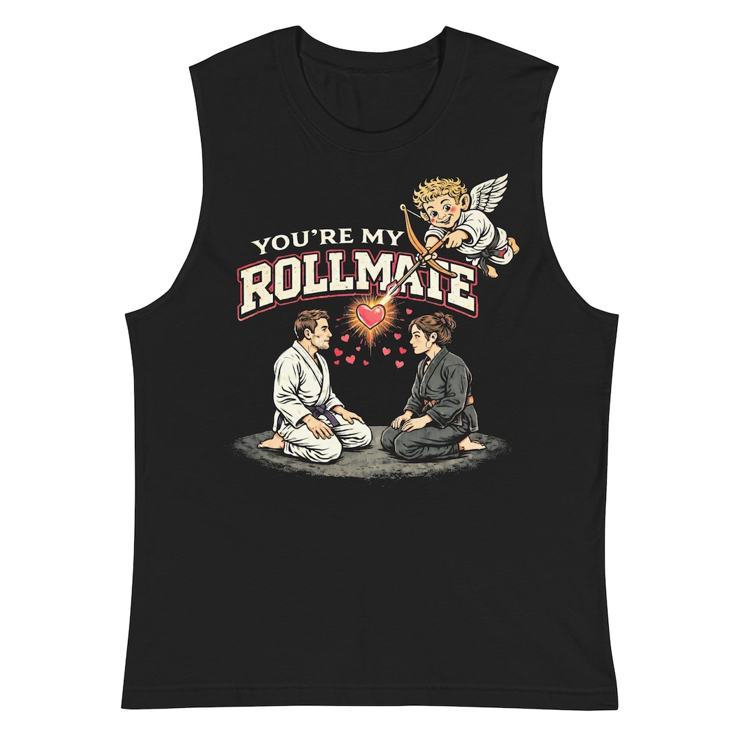 Jiu Jitsu Couple Tank Top, Funny BJJ Valentines Muscle Shirt, Jiu Jitsu ...