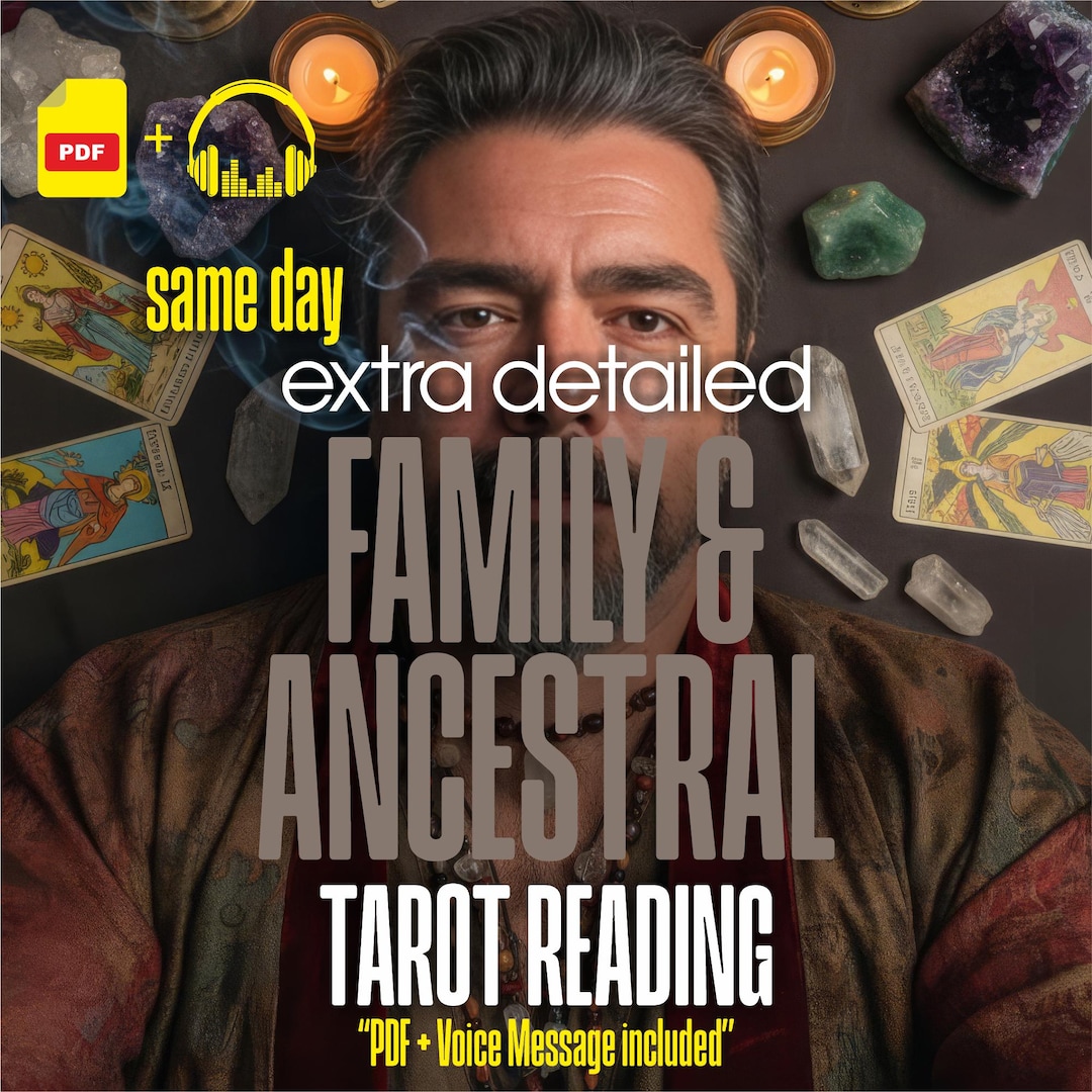 Family and Ancestral Energy Tarot Reading | PDF + Voice Message - Etsy