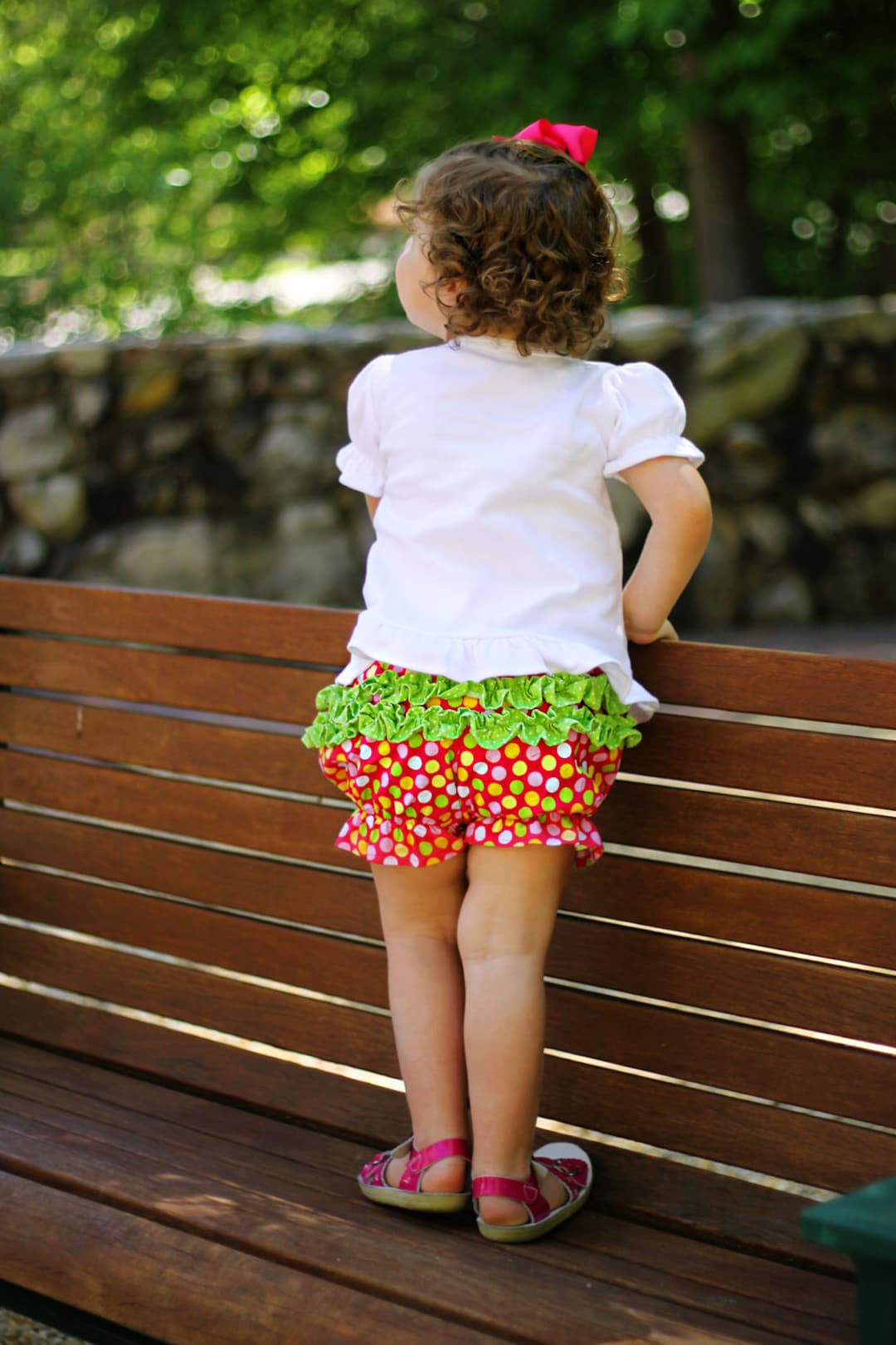 Ruffle Bloomers Pattern Tutorial Instructions - Sizes 12mo, 18mo, 2, 3 ...