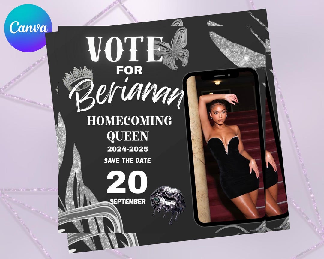 Homecoming Flyer: Editable HOCO Campaign Template (digital Download) - Etsy