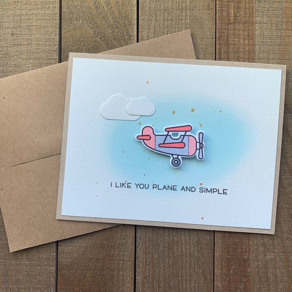 Airplane Card - Etsy