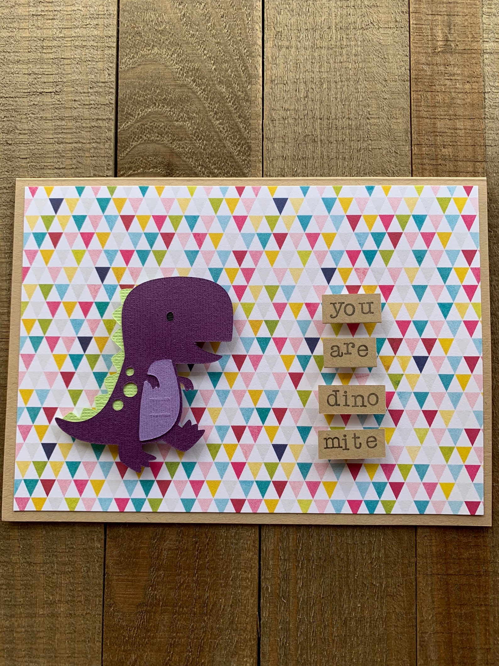 You Are Dino Mite Dinosaur Card - Etsy