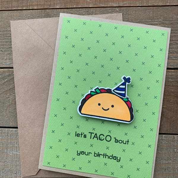 Taco Card - Etsy