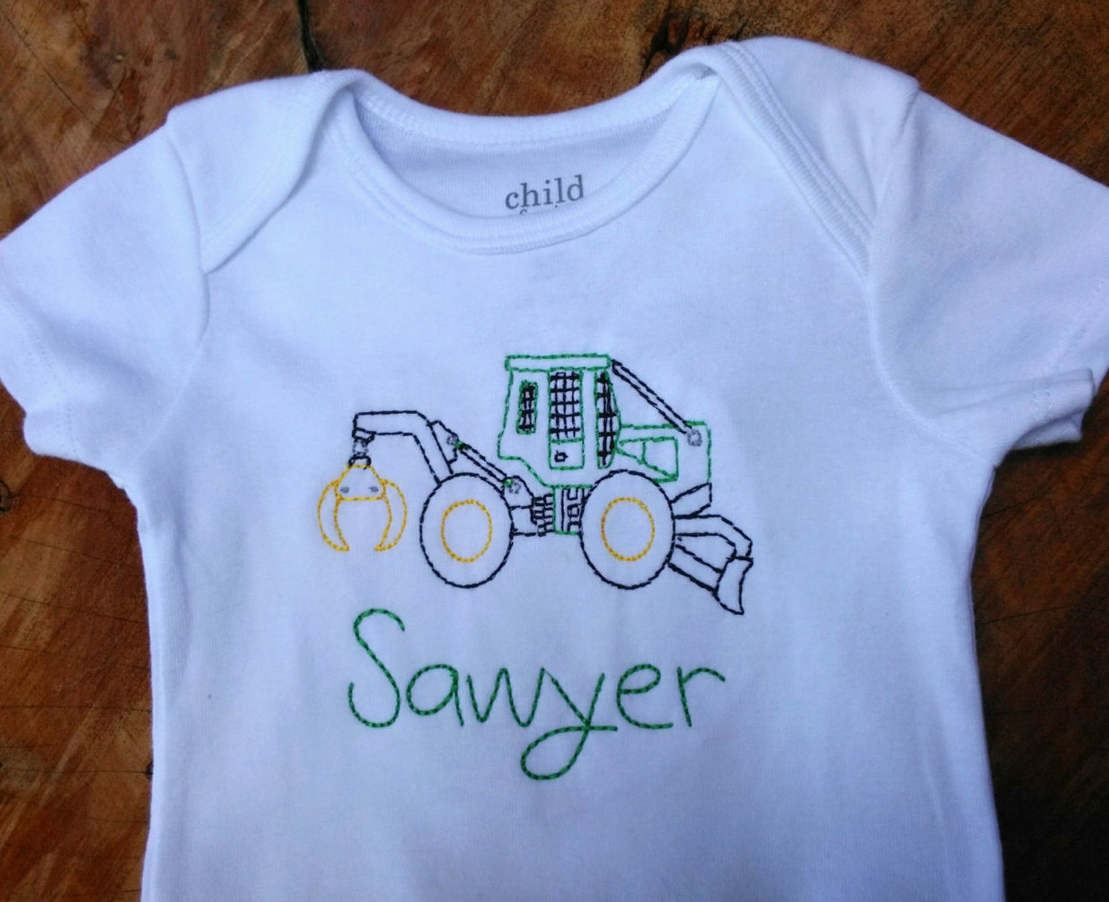 Skidder Shirt- Logging Shirt, Logger, Boys, Tractor, Birthday, Little ...