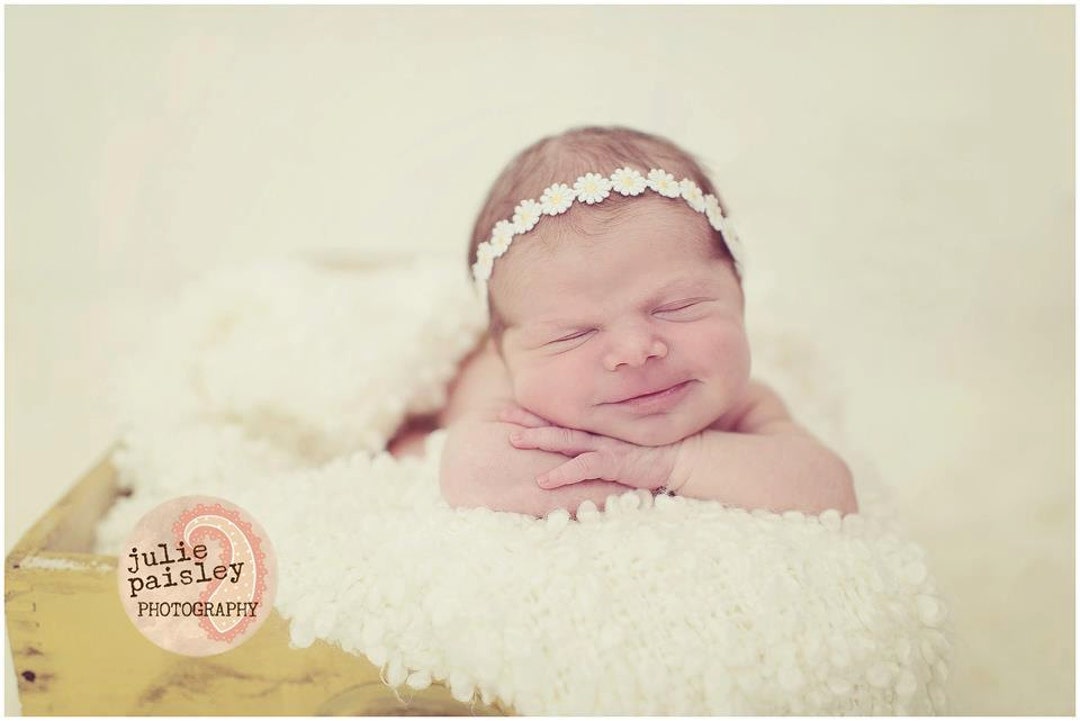 Daisy Headband-newborn, Babies,spring, Easter, Photo Prop - Etsy