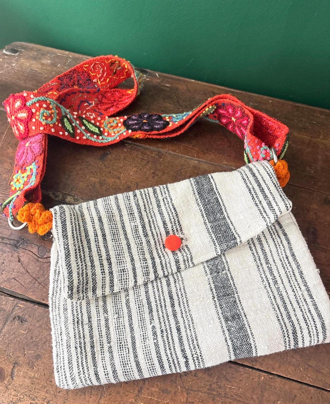 Crossbody Purse | Peruvian Fabric | Small Purse | Ethnic | Assymetrical ...