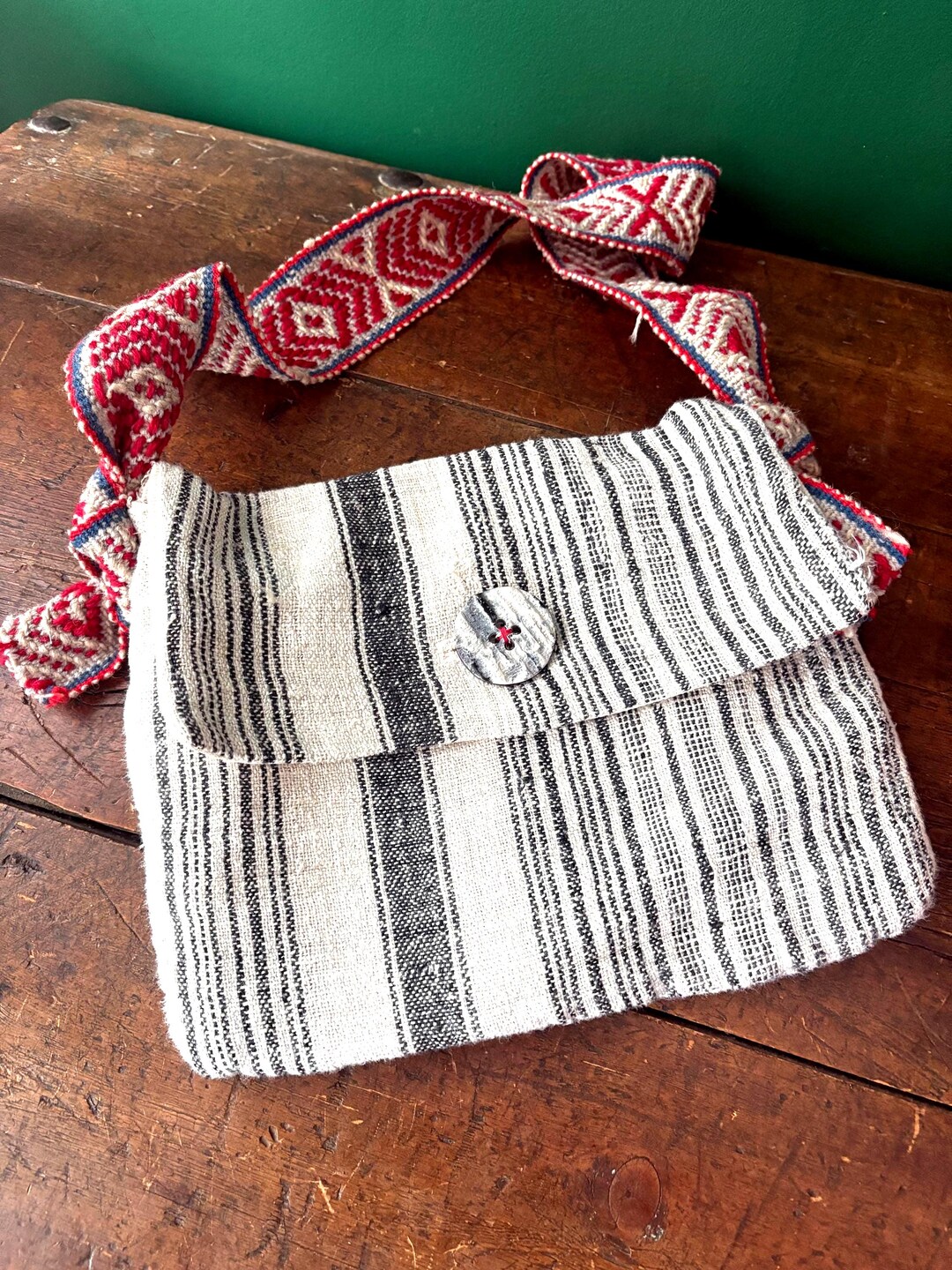 Medium Size Peruvian Fabric Purse | Ethnic | Shoulder Bag | Vintage ...