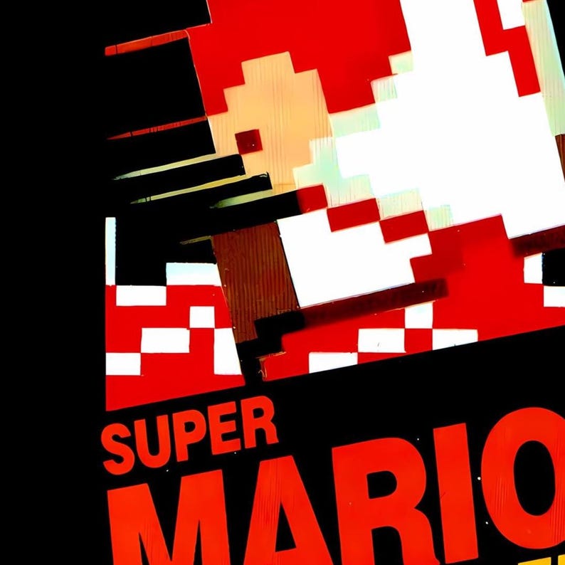 Super Mario NES Art Print – Photo Quality - Etsy