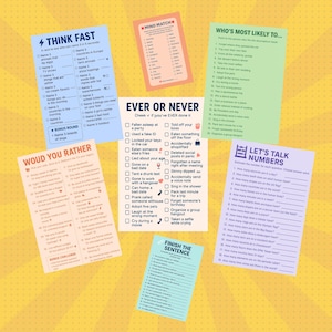Icebreaker Games | Conversation Starter Cards | Get to Know You Bingo ...