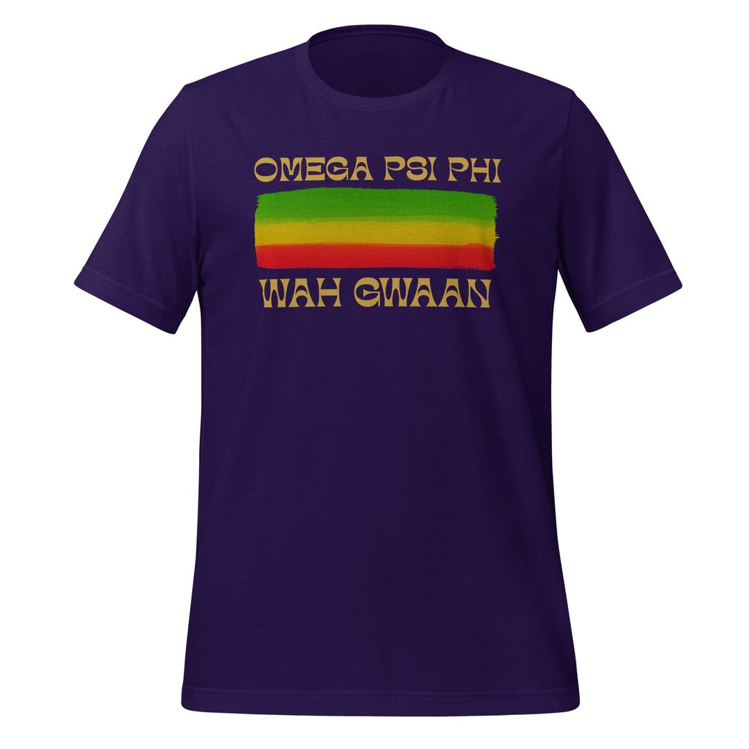 Omega Psi Phi Wah Gwaan Shirt - Etsy