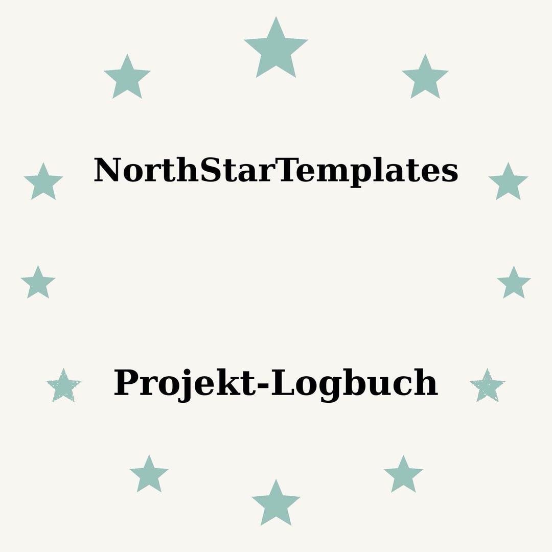 Project Logbook Premium Printable and Editable Template DE EN ES - Etsy UK