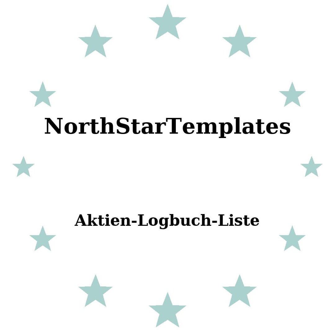 Stock Logbook List Premium Printable and Editable Template DE EN ES - Etsy