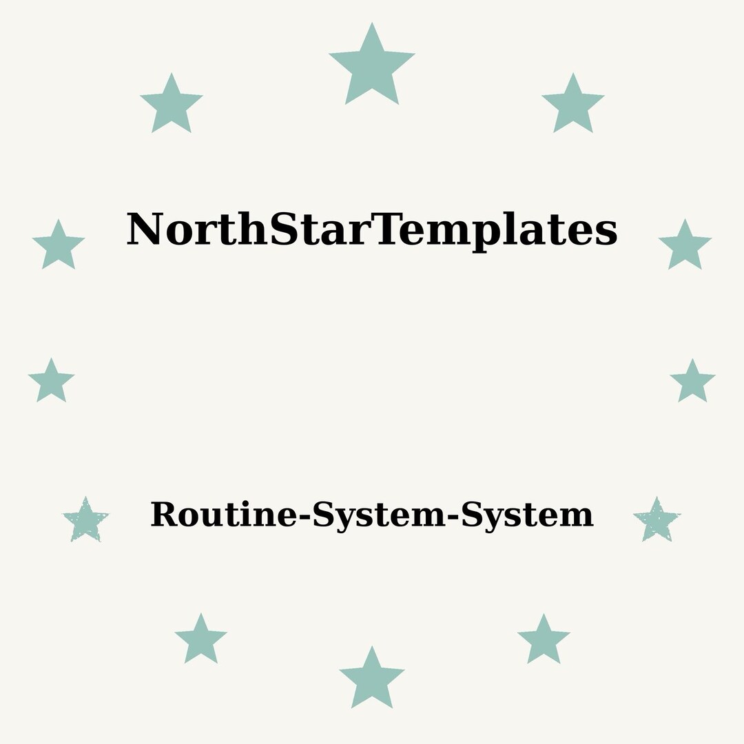 Routine System System Premium Printable and Editable Template DE EN ES ...