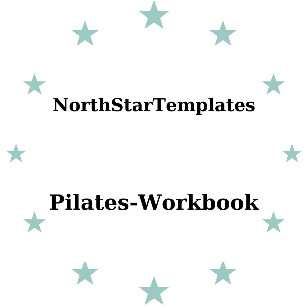 Pilates Workbook Premium Printable and Editable Template DE EN ES - Etsy