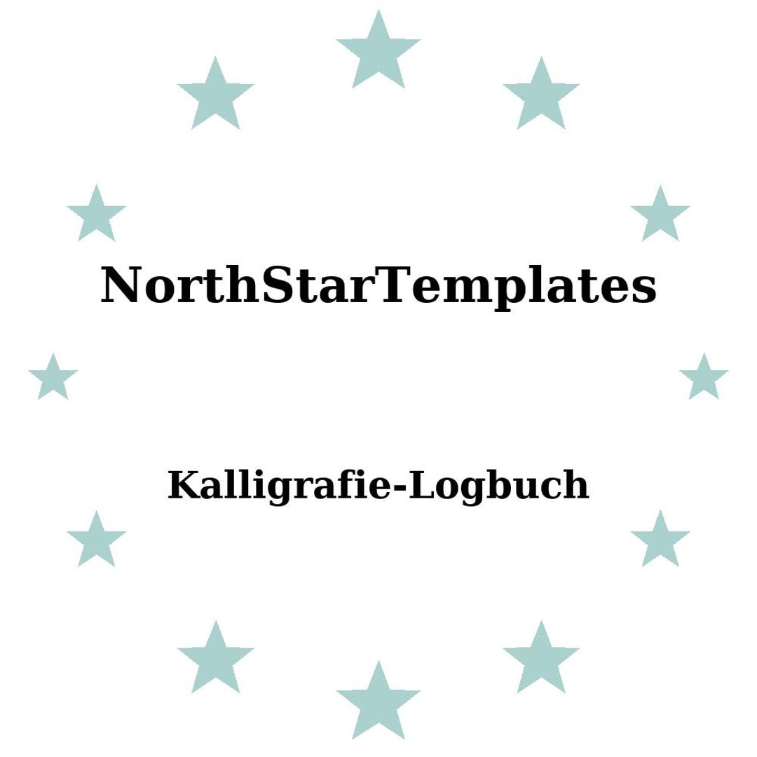 Calligraphy Logbook Premium Printable and Editable Template DE EN ES - Etsy