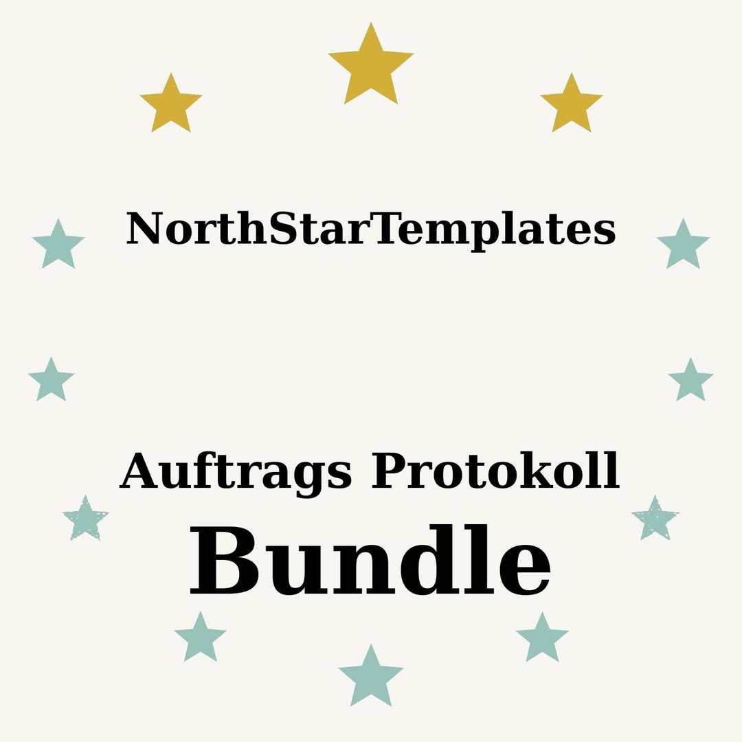Order Protocol Bundle – 5-piece Complete Set - Etsy