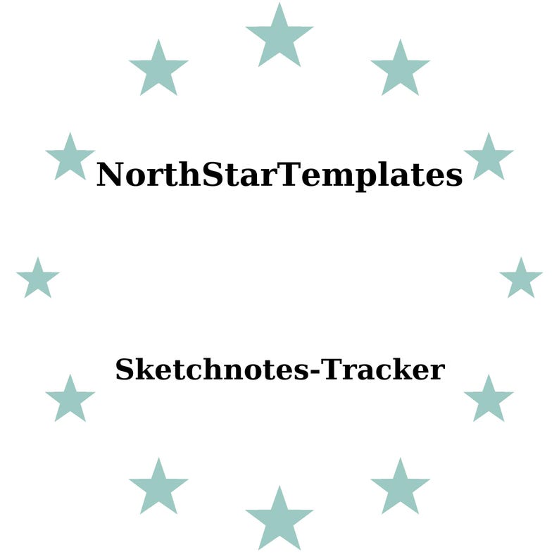Sketchnotes Tracker Premium Printable and Editable Template DE EN ES - Etsy